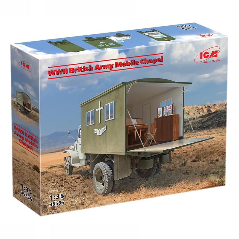 ICM Model Kit Military - WWII British Army Mobile Chapel 1:35