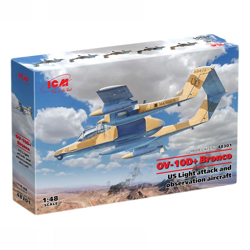 ICM Model Kit Aircraft - OV-10D+ Bronco US Attack Aircraft 1:48