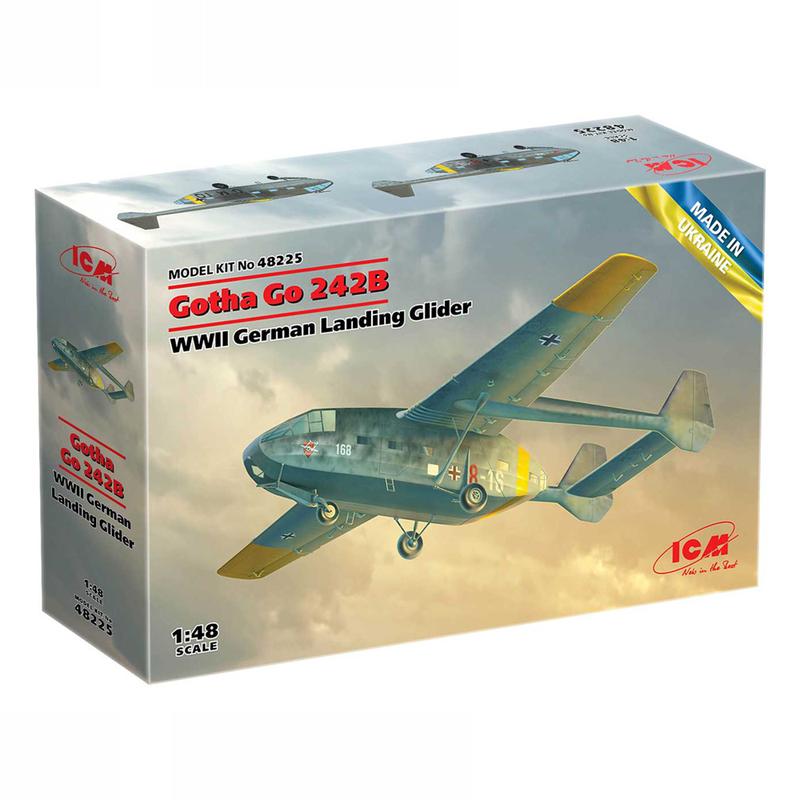 ICM Model Kit Aircraft - Gotha Go 242B WWII German Landing Glider 1:48