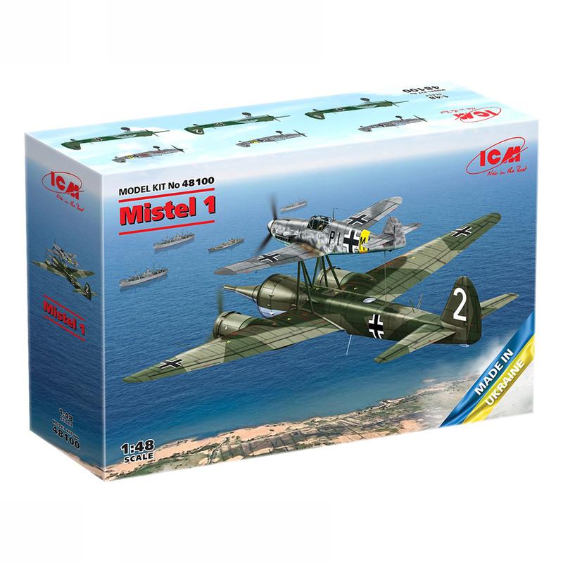 ICM Model Kit Aircraft - Mistel 1 WWII German Composite Aircraft 1:48