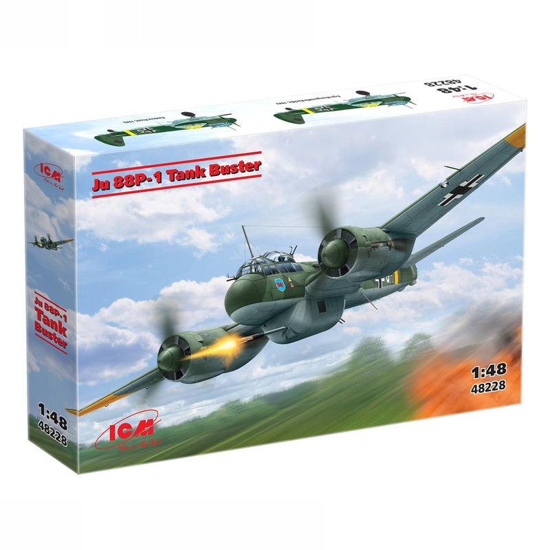 ICM Model Kit Aircraft - Ju 88P-1 Tank Buster 1:48