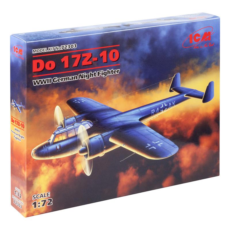 ICM Model Kit Aircraft - Do 17Z-10 WWII German Night Fighter 1:72