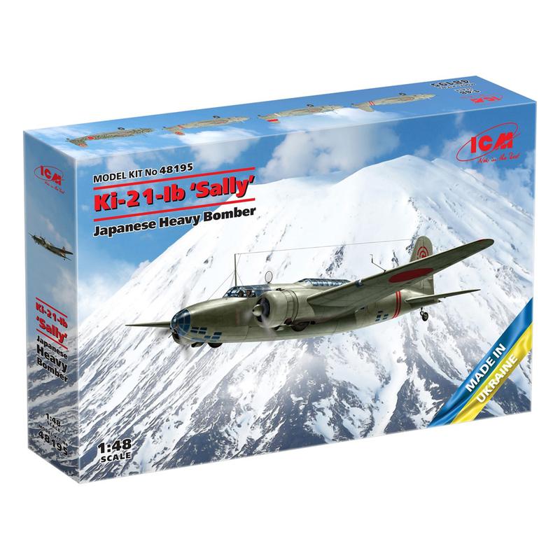 ICM Model Kit Aircraft - Ki-21-Ib 'Sally' Japanese Heavy Bomber 1:48