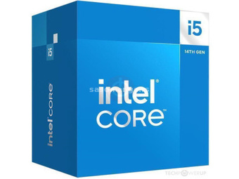 Intel core i5 i5-14400 10c/16t/2.5ghz/20mb/65w/raptor lake/lga1700/box procesor ( I514400 )
