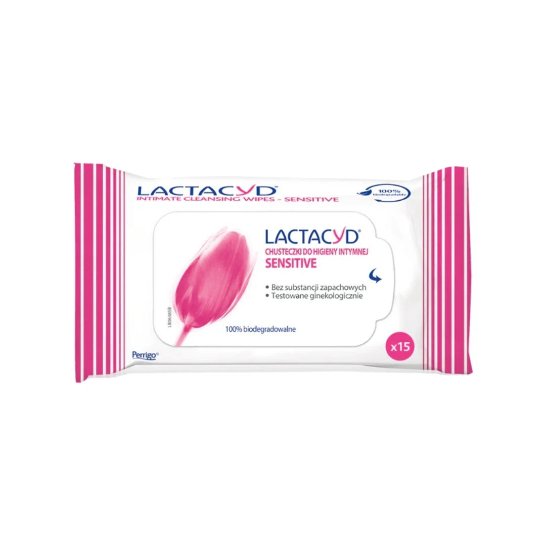 LACTACYD® Intimne Maramice SENSITIVE 15 Maramica za Osetljivu Kožu
