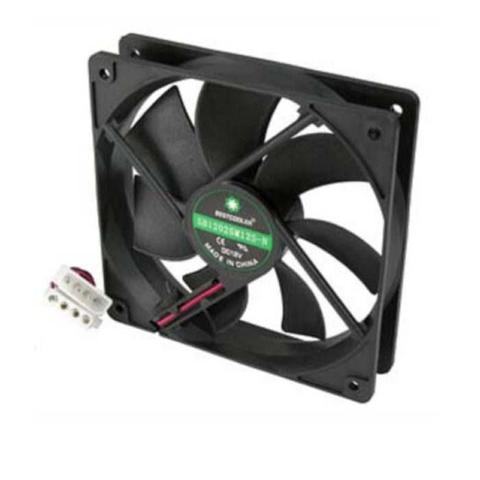 Cooler 120x120mm StarsSolution black/4pin molex