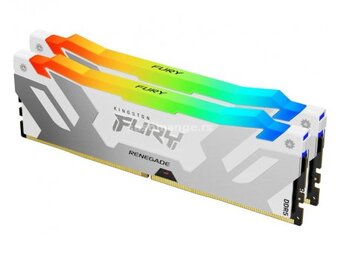 KINGSTON DIMM DDR5 32GB (2x16GB kit) 8000MT/s KF580C38RWAK2-32 FURY Renegade Silver/White RGB XMP