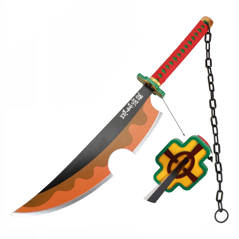 Demon Slayer - Wood Sword Replica - Nichirin Cleaver Orange (Tengen Uzui)