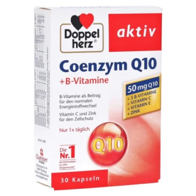 Doppelherz Koenzim Q10 + Vitamini B 30 kapsula