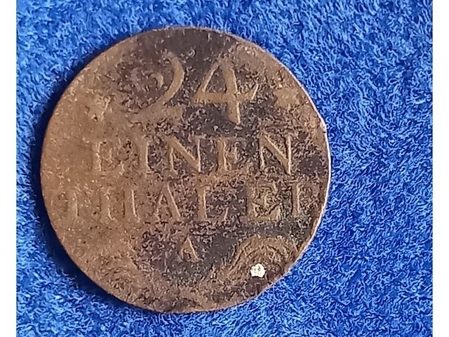 Nemacka 1/24 thaler 1782 A  Brandenburg