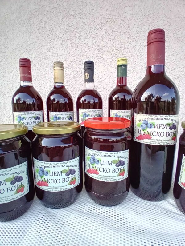 Sirup od šumskog voća 1l., Prodana Kolarević