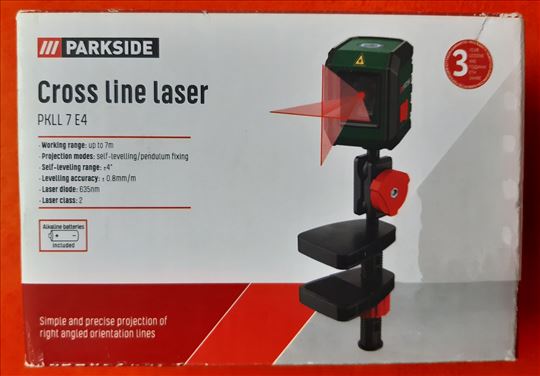 Laser sa ukrštenim linijama Parkside
