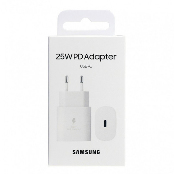 SAMSUNG Adapter Tip C TA800 25W White/Beli