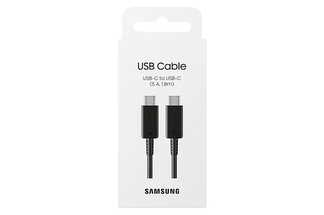 SAMSUNG Kabl USB Type C to Type C (1,8 m, 5A) EP-DX510 Black/Crni