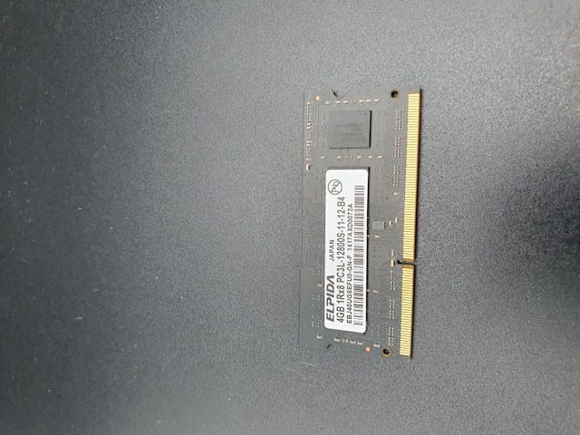 RAM memorija Elpida 4gb PC3L DDR3 LOW 1600Mhz za laptop