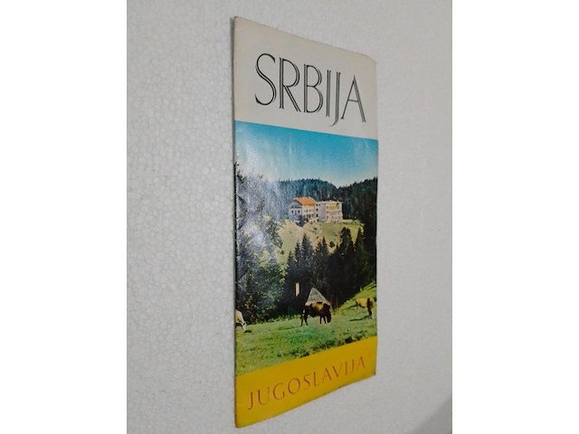 SRBIJA, JUGOSLAVIJA -TURISTIČKA BROŠURA IZ 1965 GODINE