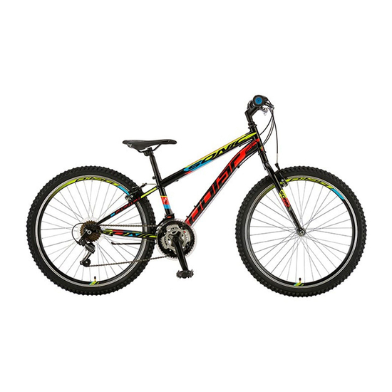 Bicikl Polar SONIC 26 BL-GR-RED 22 B262S06221, Crna / Zelena / Crvena