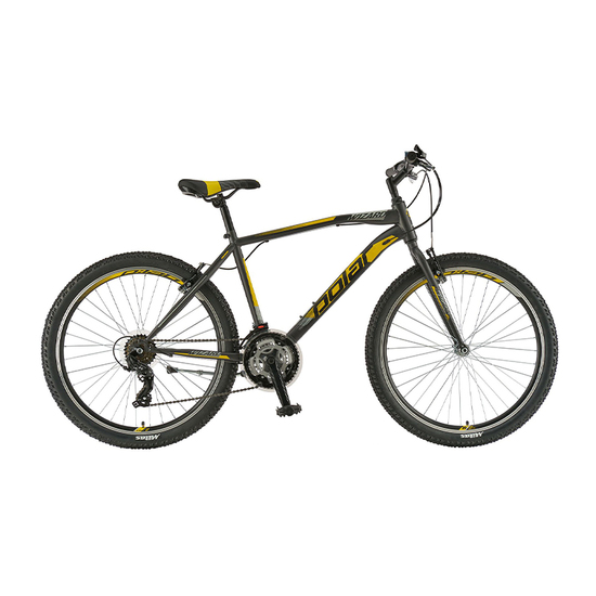 Bicikl Polar WIZARD 3.0 GR-YE B262S08221, Siva / Žuta