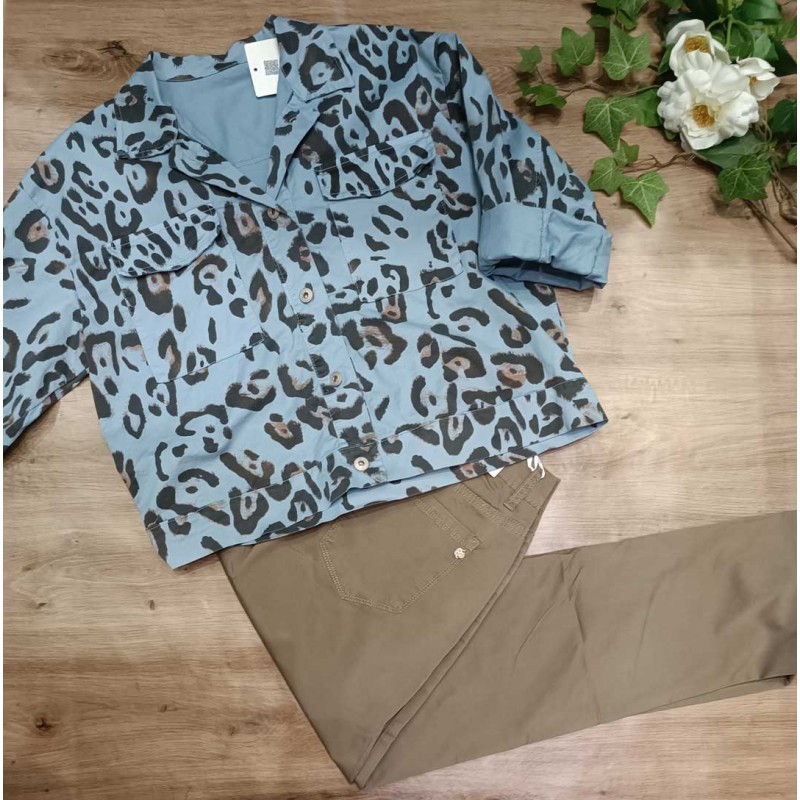 ANIMAL PRINT JAKNA 2621