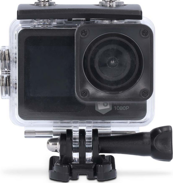 ACAM31BK Dual screen action cam with HD 1080p@30fps resolution Nedis