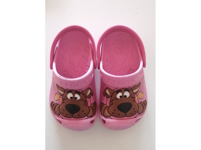 Roze crocs scooby-doo