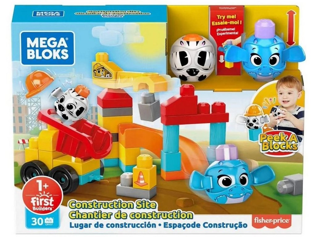 Mega Bloks Kocke 30kom construction GRV37