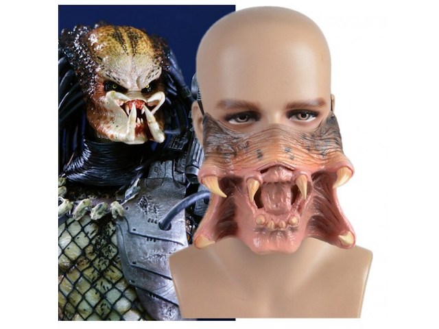 Maska Predator Za Noc Vestica, Halloween, Maskenbal M1