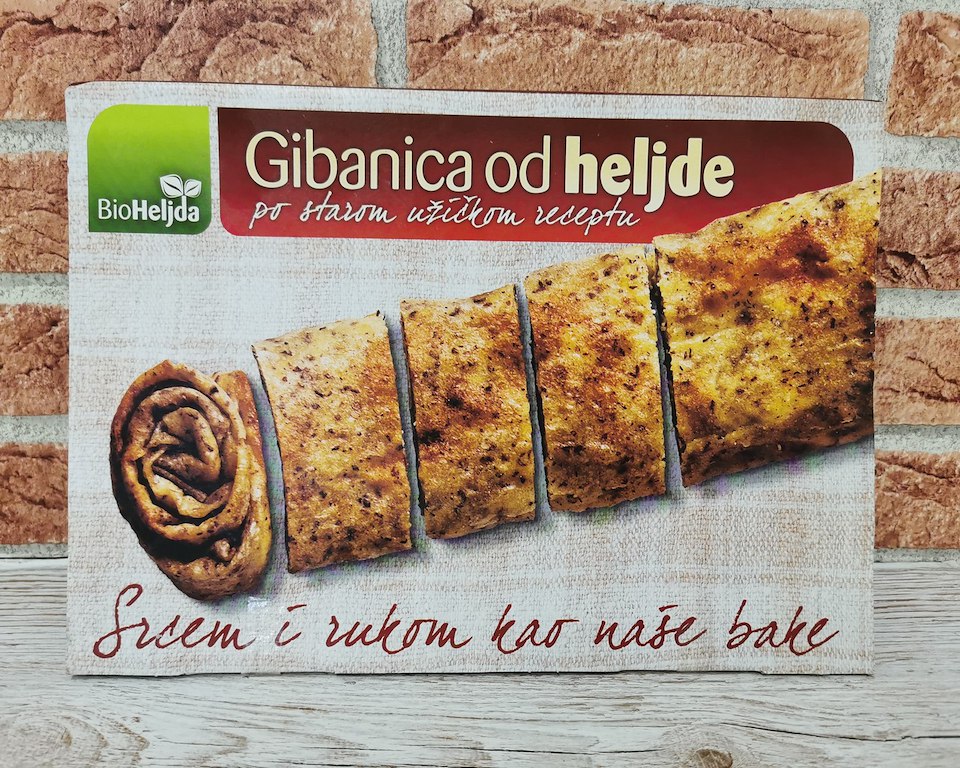 Gibanica od heljdinih kora sa sirom 1250gr – smrznuto