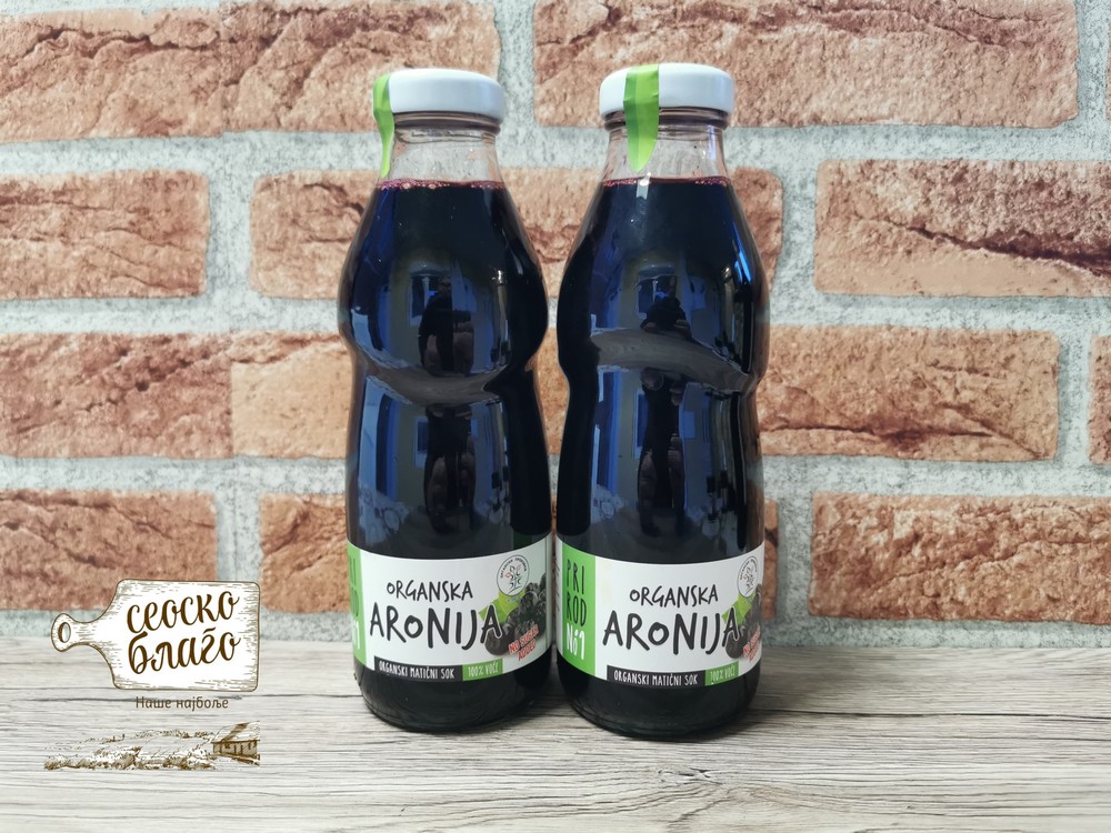 Organski matični sok od aronije 0,5l