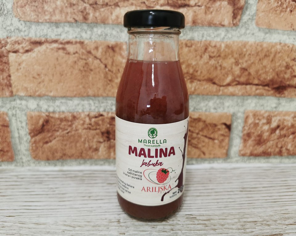 Sok od maline bez šećera 0,2l