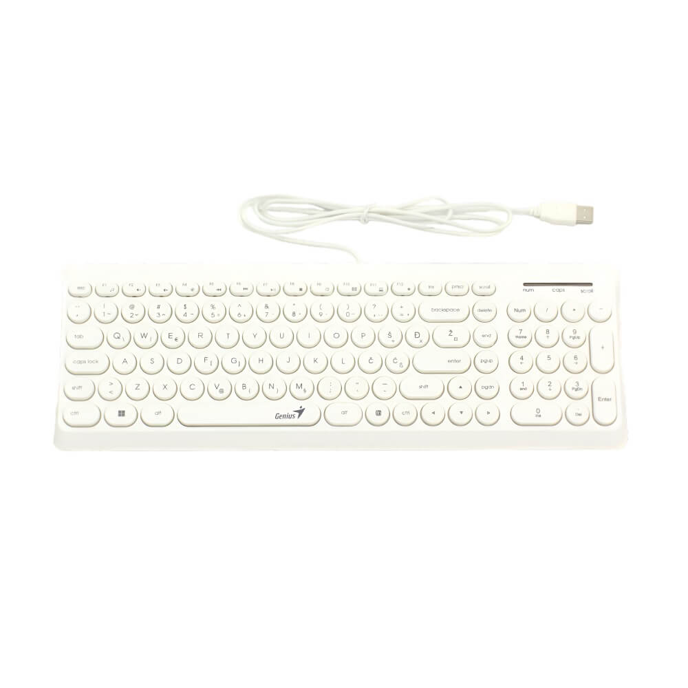 GENIUS SlimStar Q200 YU-SRB White Tastatura