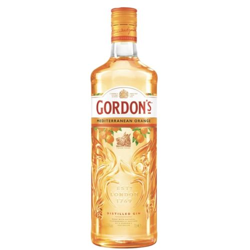 GORDONS mediterian orange gin 40% alc, 1l