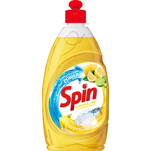 Spin deterdžent za pranje posuđa lemon&lime 750ml