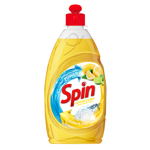 Spin deterdžent za pranje posuđa lemon&lime 750ml