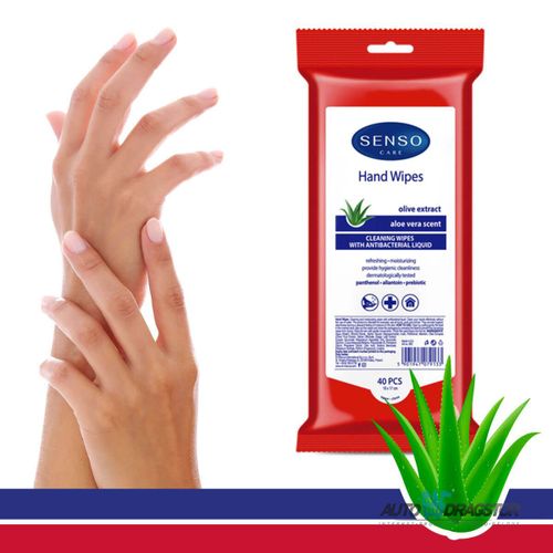 VLAŽNE MARAMICE ZA RUKE ALOE VERA 40KOM