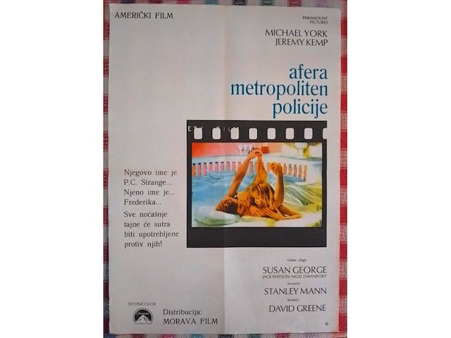 plakat AFERA METROPOLITEN POLICIJE