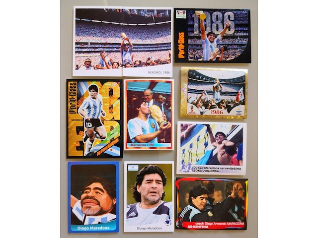 MARADONA LOT slicica - 1998-2024!