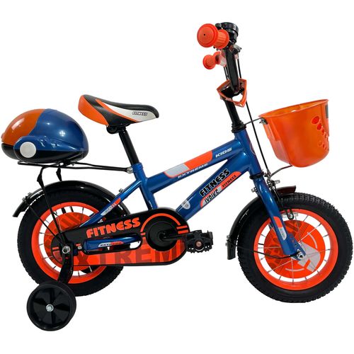 Sporting Machine dečiji bicikl 12" Fitness plavo-narandžasta(SM-12104)