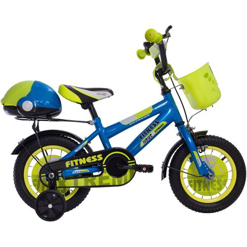Sporting Machine dečiji bicikl 12" Fitness plavo-zelena(SM-12106)