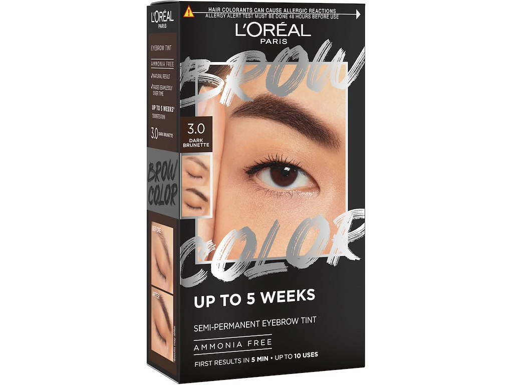 LOreal Paris Polutrajna boja za obrve Brow Color 3.0 Dark Brunette​