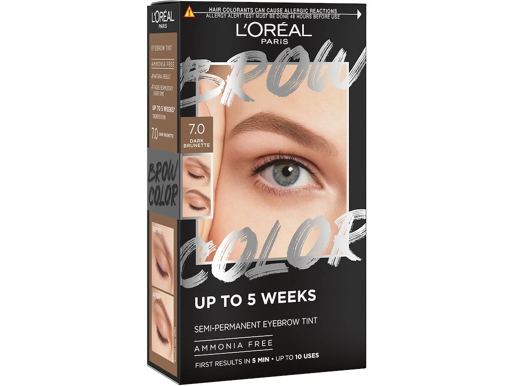 LOreal Paris Polutrajna boja za obrve Brow Color 7.0 Dark Blonde​