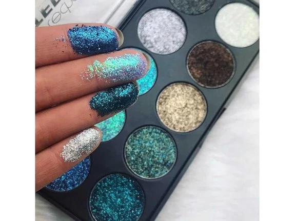 Technic Cosmetics Paleta presovanih glitera - Mermaid