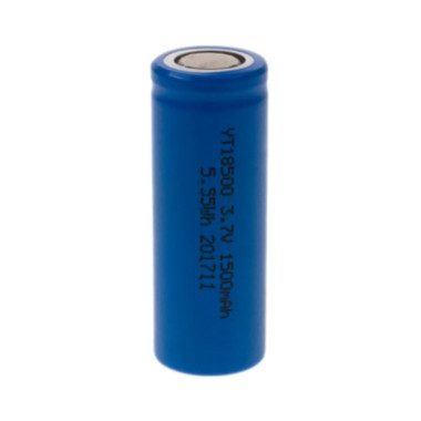 Yuntong YT18500 3.7V 1500mAh Li-ion baterija