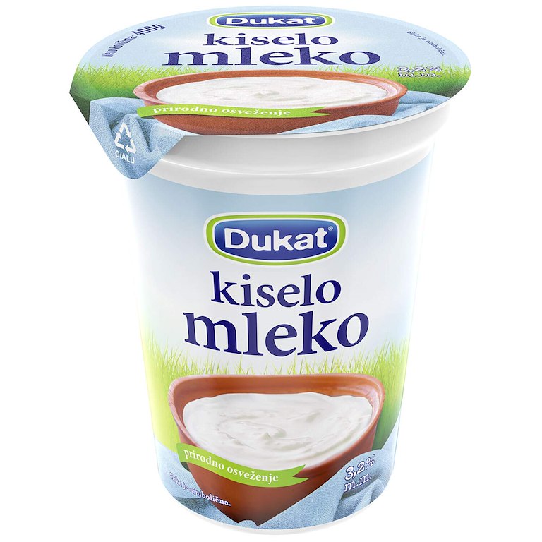 Dukat kiselo mleko 3,2%mm 400g somboled