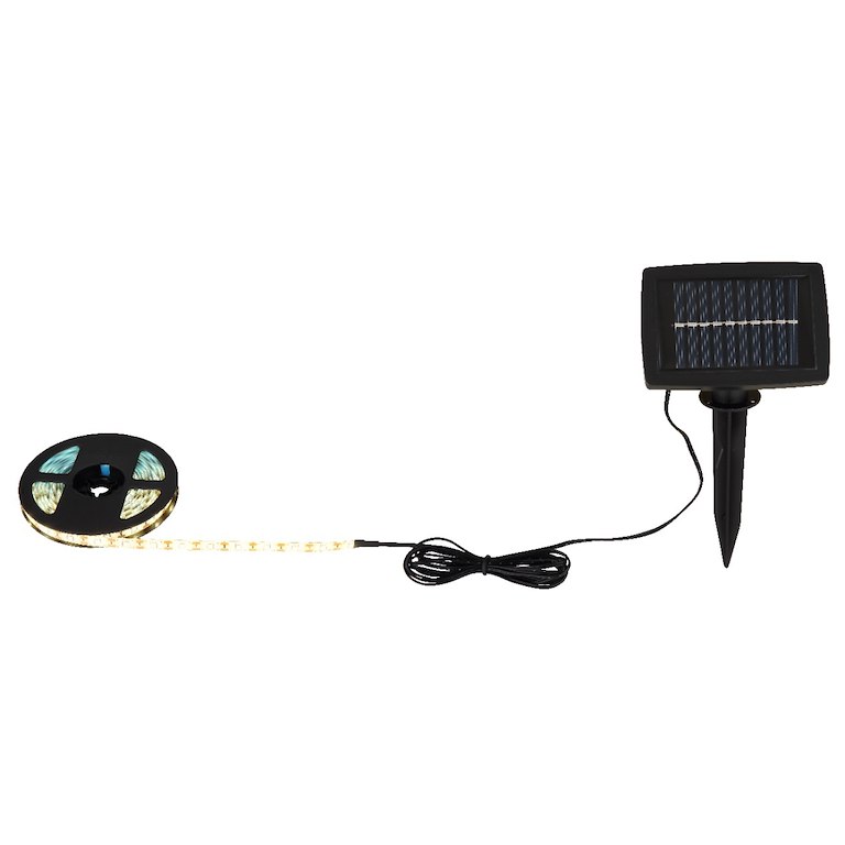 SOLAR-SVETLEĆI NIZ PLASTIKA CRNA, 180XLED GLOBO GLOBO-33692