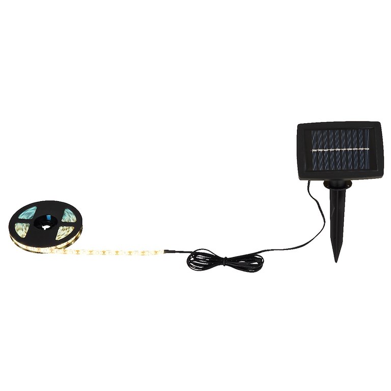 SOLAR-SVETLEĆI NIZ PLASTIKA CRNA, 180XLED Globo globo-33692