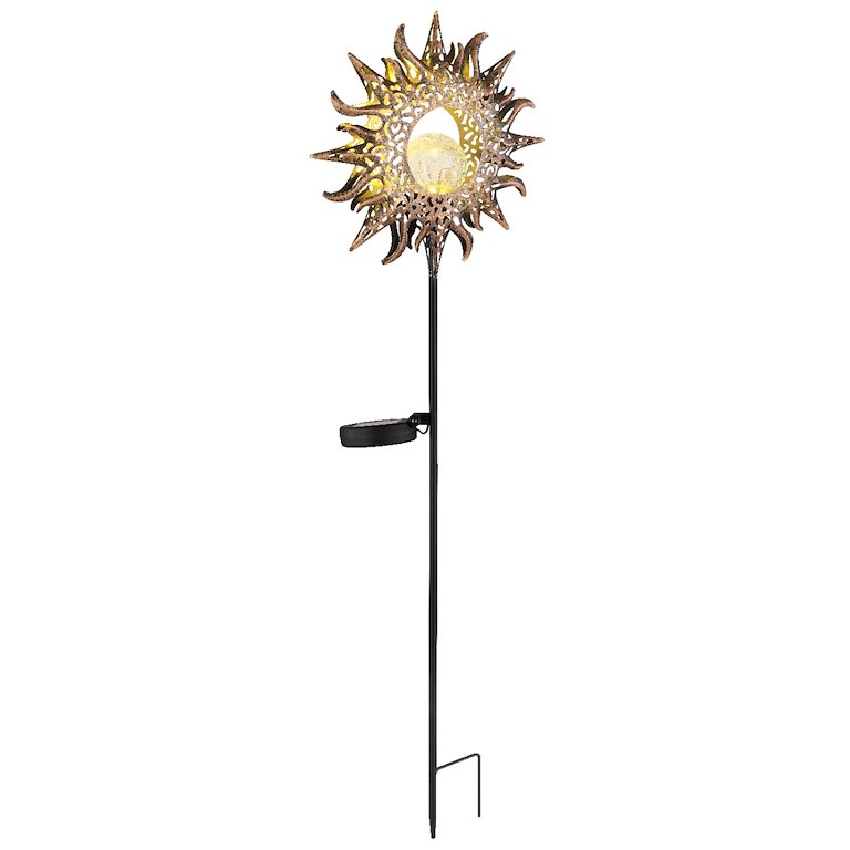 SOLARNA LAMPA METAL CRNA MATT, 1XLED Globo globo-36533