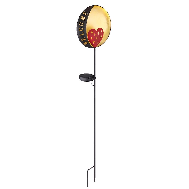 SOLARNA LAMPA METAL CRNA, 1XLED Globo globo-33499