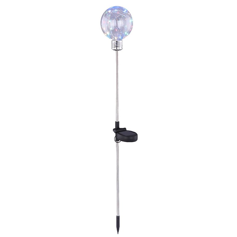 SOLARNA LAMPA NERĐAJUĆI ČELIK, 20XLED Globo globo-33802-6B