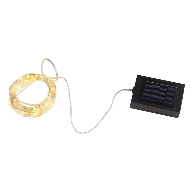 SOLARNA LAMPA PLASTIKA BISTRA, 120XLED Globo globo-33718-120